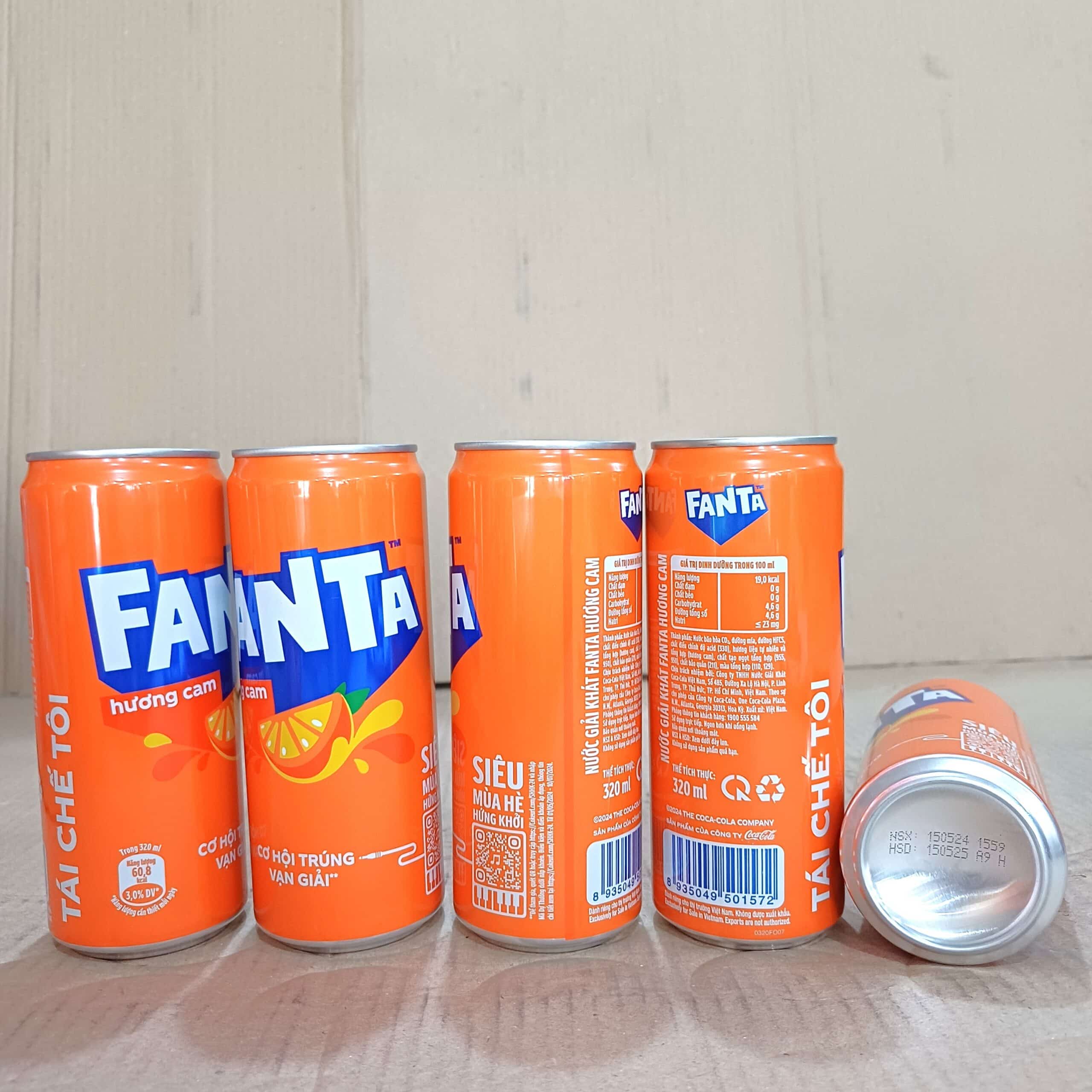 Fanta Orange Soft Drink 300ml X 24 Wholesale Exporter » FMCG Viet