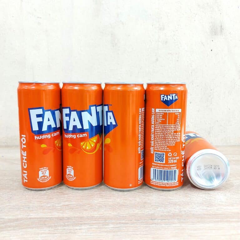 Fanta Orange Soft Drink Can 320ml X 24 Cans Wholesale Exporter » FMCG Viet