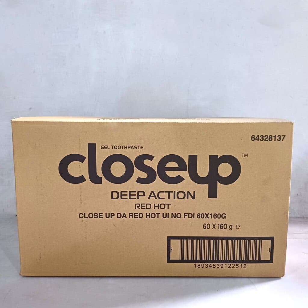 Closeup Gel Toothpaste Deep Action Red Hot 160g X 60 Tubes Wholesale ...