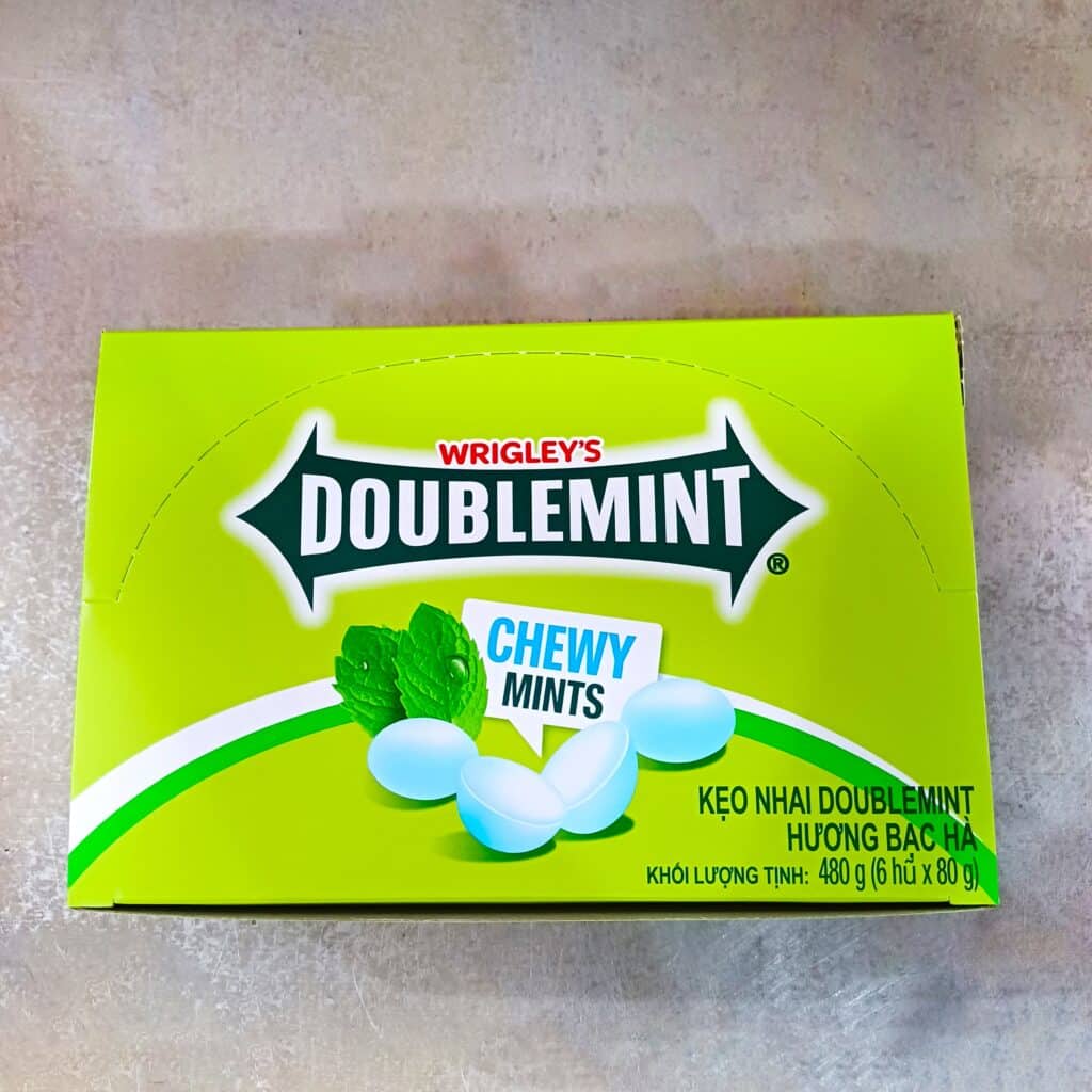 Doublemint Chewy Candy Jar 80g Peppermint Flavor Wholesale Exporter ...