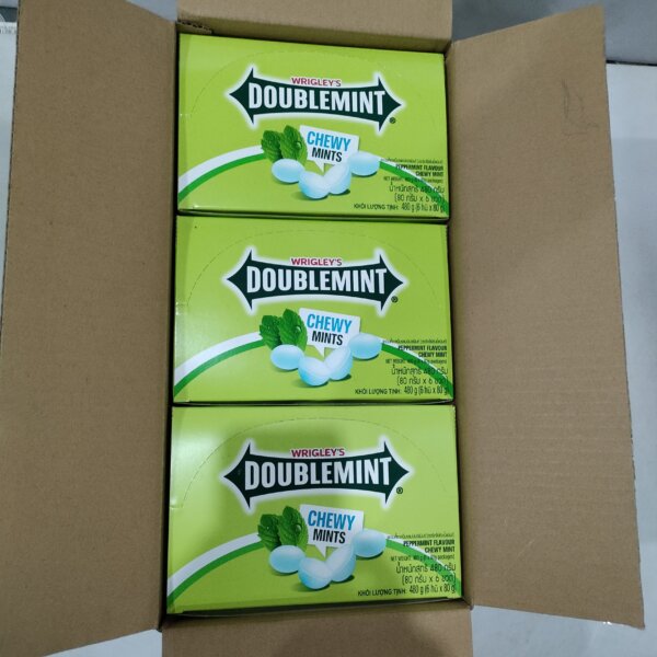 Doublemint Chewy Candy Jar 80G Peppermint Flavor Wholesale Exporter ...