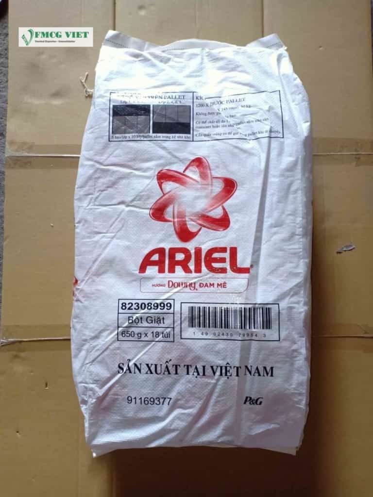 Ariel Detergent Powder Bag 650g Downy Passion Wholesale Exporter » FMCG ...