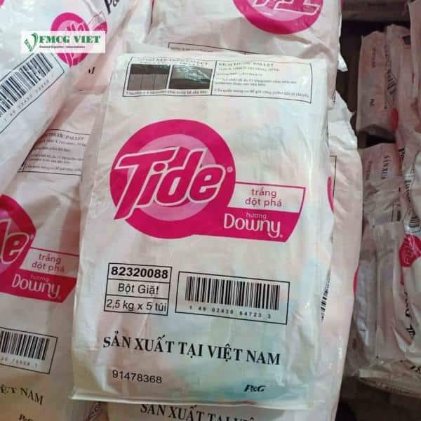 Tide Detergent Powder Bag 2.5kg X5 With Downy Wholesale Exporter » FMCG ...