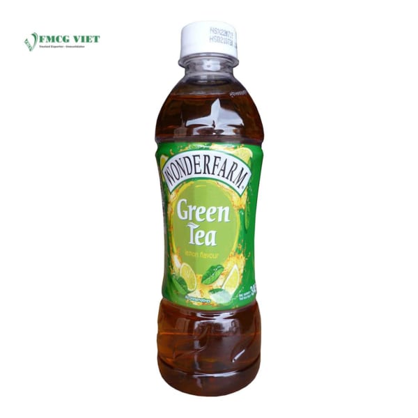 Wonderfarm Juice Drink Green Tea Lemon Flavor 345ml X 24 Wholesale ...