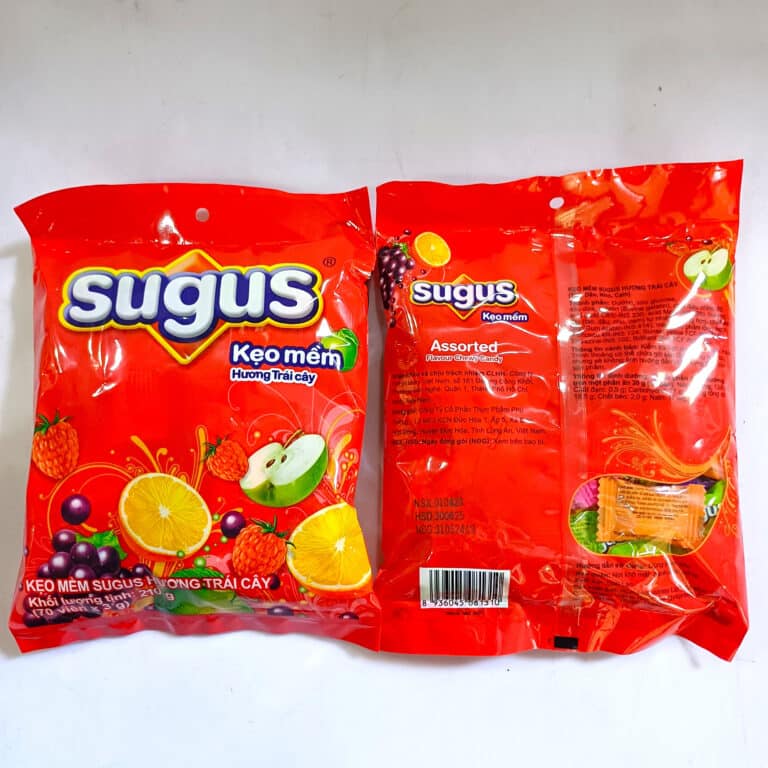 Sugus Chewy Candy Bag 210g Juice Mix Wholesale Exporter » FMCG Viet