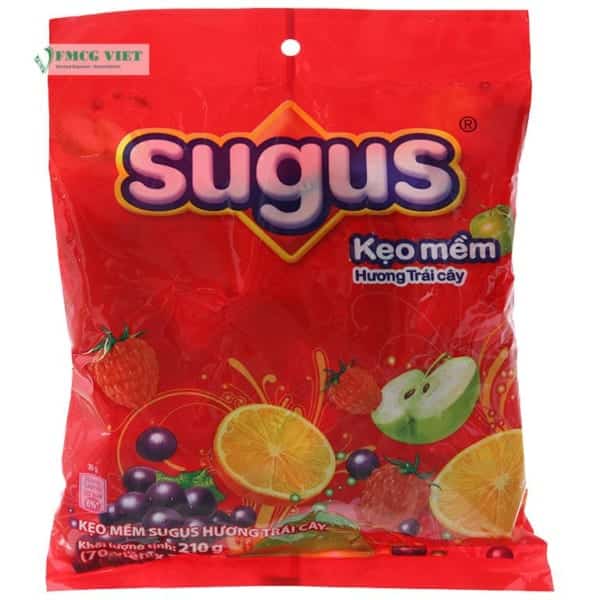Sugus Chewy Candy Bag 210g Juice Mix Wholesale Exporter » FMCG Viet