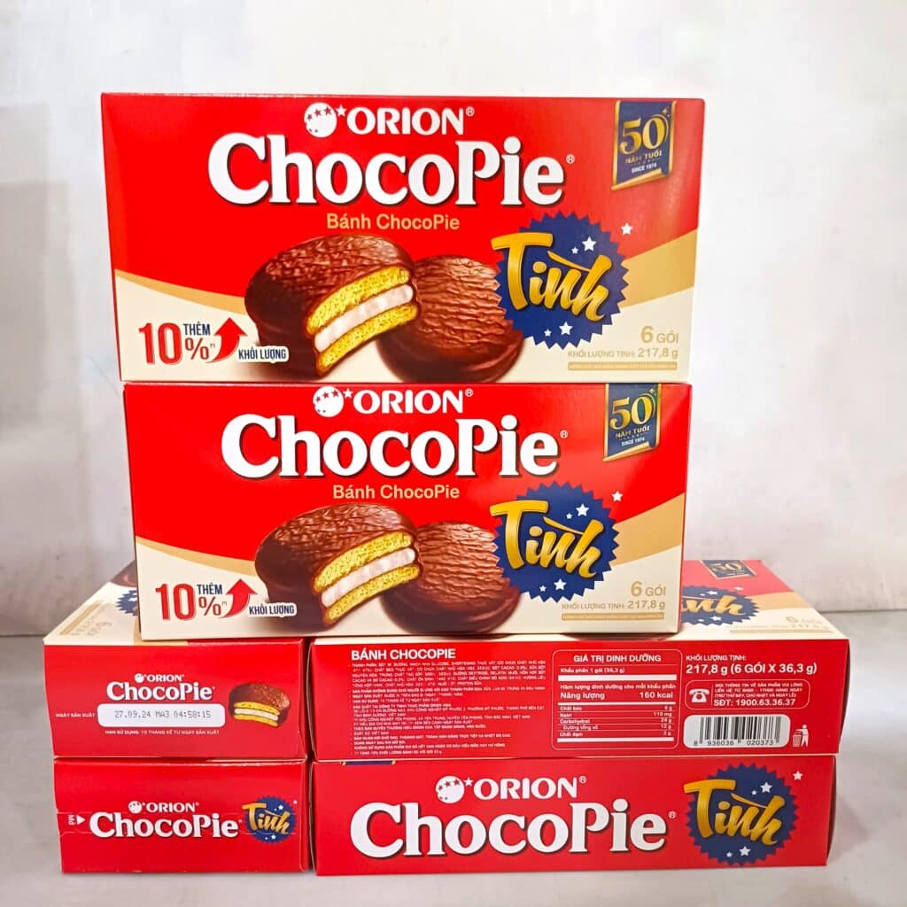 Orion Chocopie Original Flavor 217.8g (36.3g X 6 Packs) X 16 Boxes ...