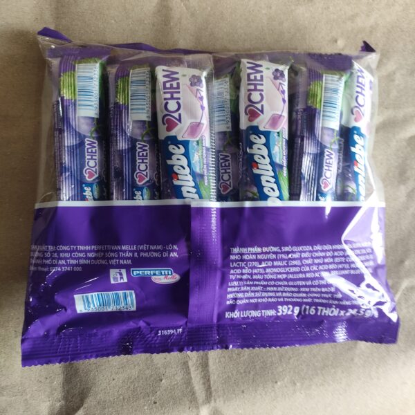 Alpenliebe 2Chew Chewy Candy Grape Flavor 392G X 24 Bags Wholesale ...