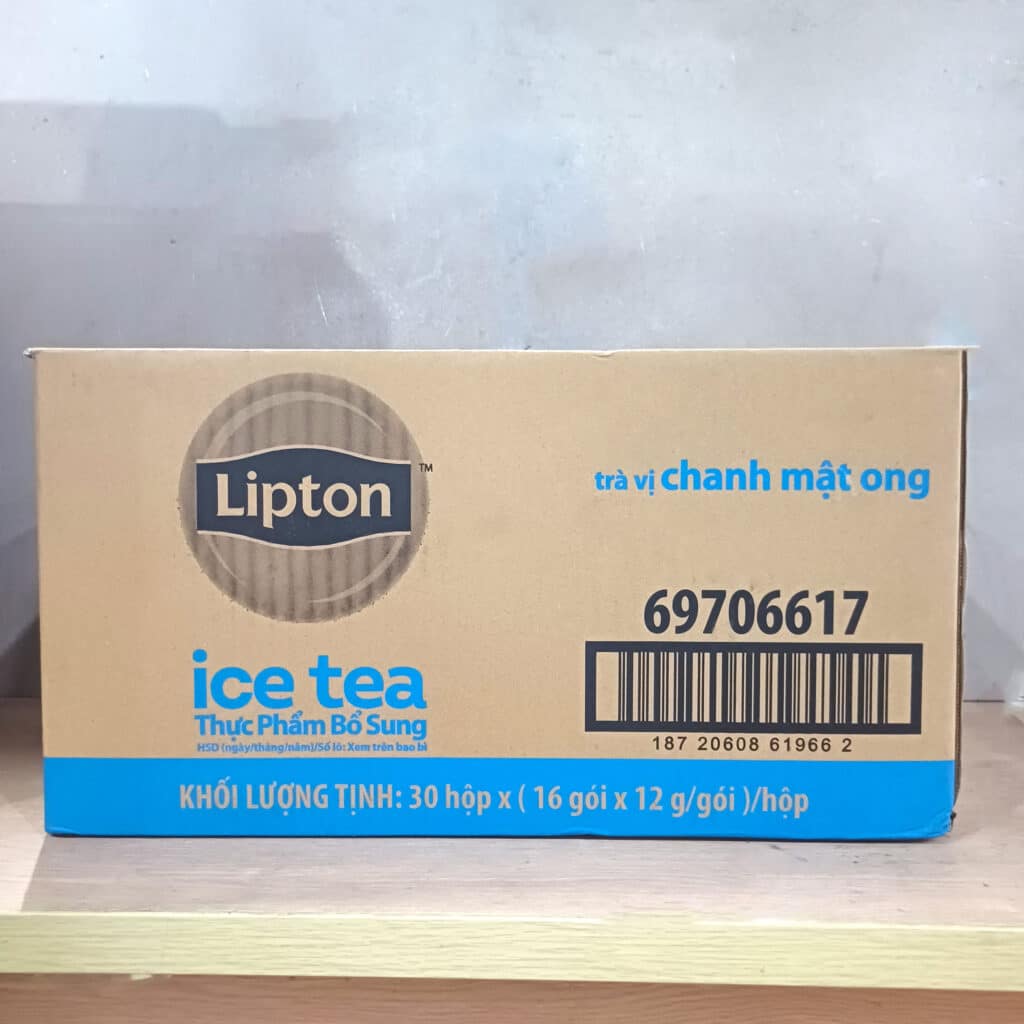 Lipton Tea Box 14g X16 Bags Ice Tea Lemon Honey Flavour Wholesale ...
