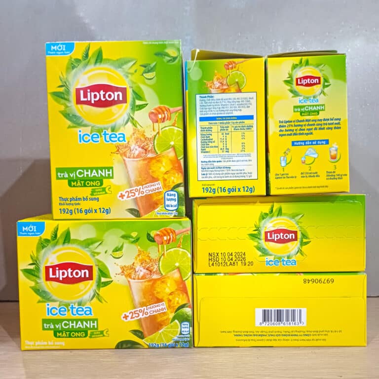 Lipton Tea Box 14g X16 Bags Ice Tea Lemon Honey Flavour Wholesale ...