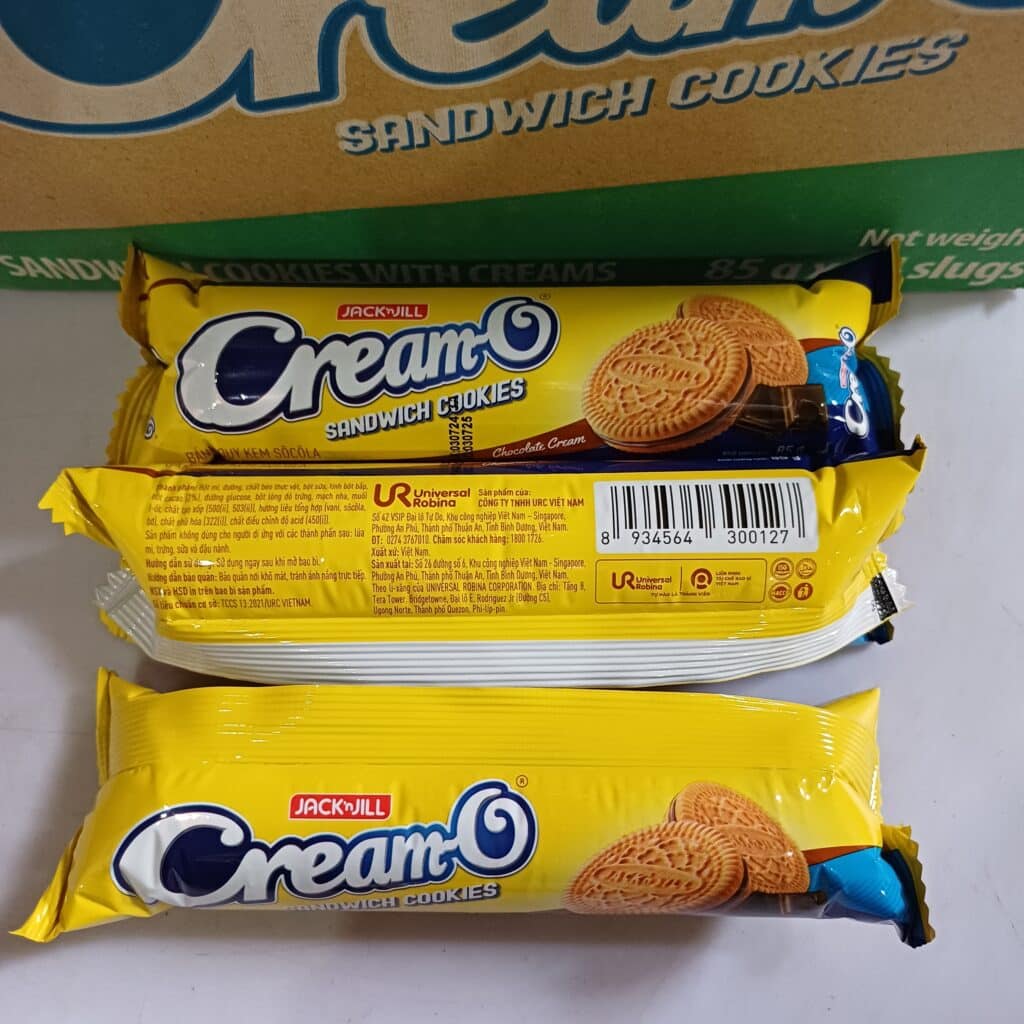 Cream-O Cookie Bag 85g Sandwich Vanilla Cream Wholesale Exporter » FMCG ...