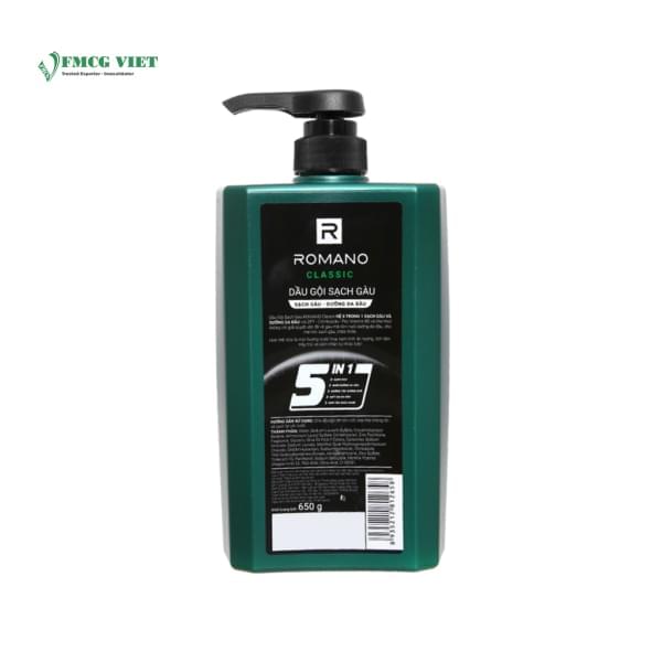 Romano Shampoo Bottle 650ml Classic Anti Dundruff 5 In 1 Wholesale ...