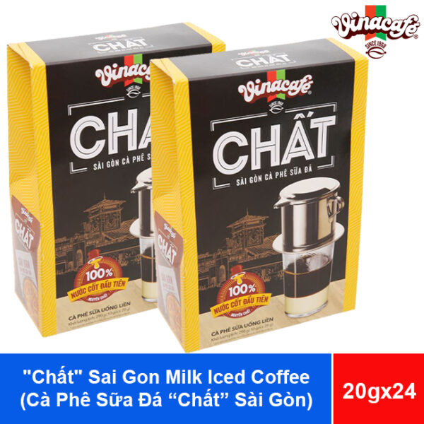 Vina Café "Chất" Sai Gon Milk Iced Coffee 29Gr X 10 Packs (Cà Phê "Chất ...