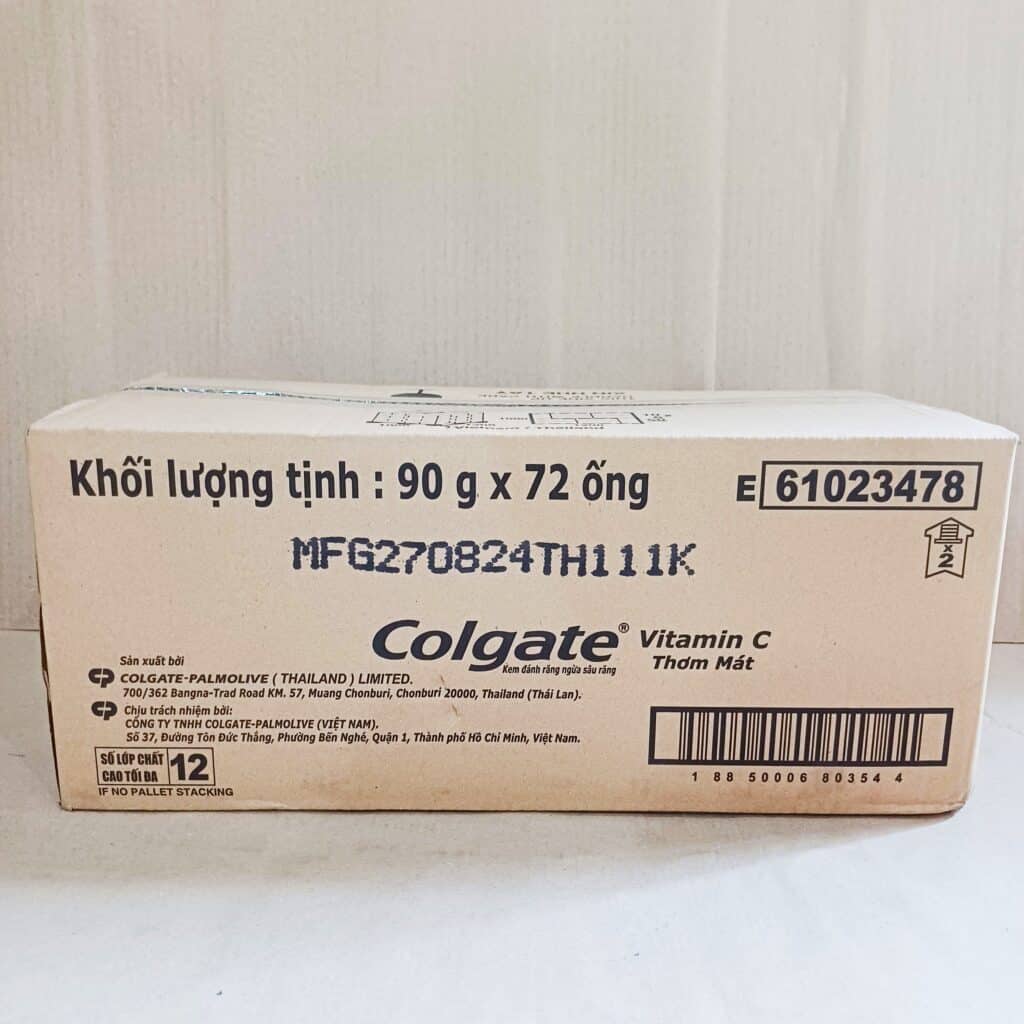 Colgate Toothpaste Vitamin C 90g X 72 Wholesale Exporter » FMCG Viet
