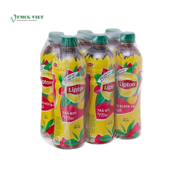 Lipton RTD Tea Bottle 455ml X6 Black Tea Lemon Flavour Wholesale ...