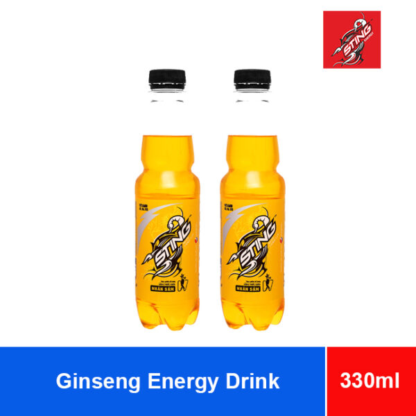 Sting Energy Drink Vitamin Rush Ginseng Flavor 330Ml X24 Bottles ...