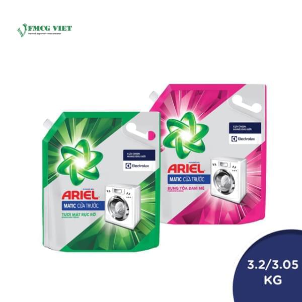 Ariel Detergent Liquid Pouch 3.2kg 3.05kg X4 Front Load Fresh & Passion ...