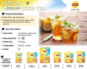 Lipton Lemon Iced Tea Powder Box (Korea) Wholesale Exporter » FMCG Viet