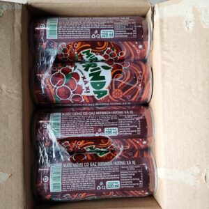 Mirinda Sarsi Soft Drink 320ml X 24 Cans Wholesale Exporter » FMCG Viet