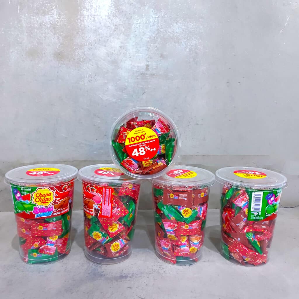 BIG BABOL CHEWING GUM SPLOOSH CENTER FILLED 252g X 18 Cups Wholesale ...