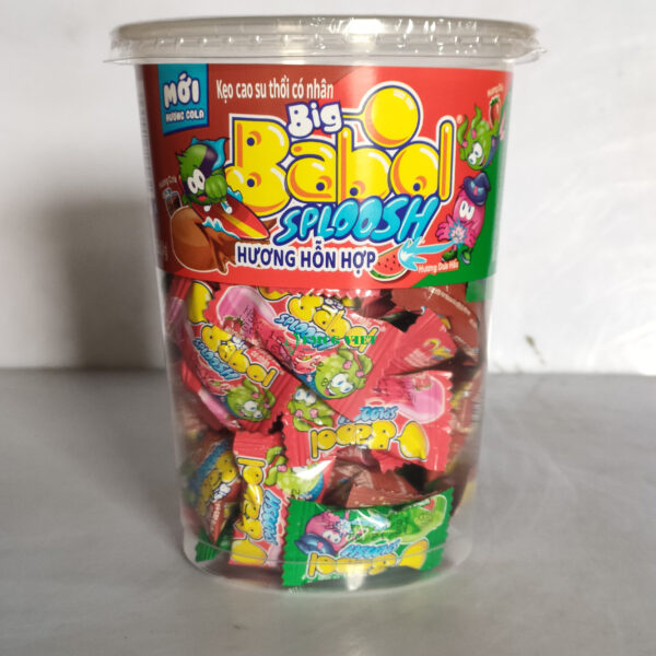 BIG BABOL CHEWING GUM SPLOOSH CENTER FILLED 252g X 18 Cups Wholesale Exporter » FMCG Viet