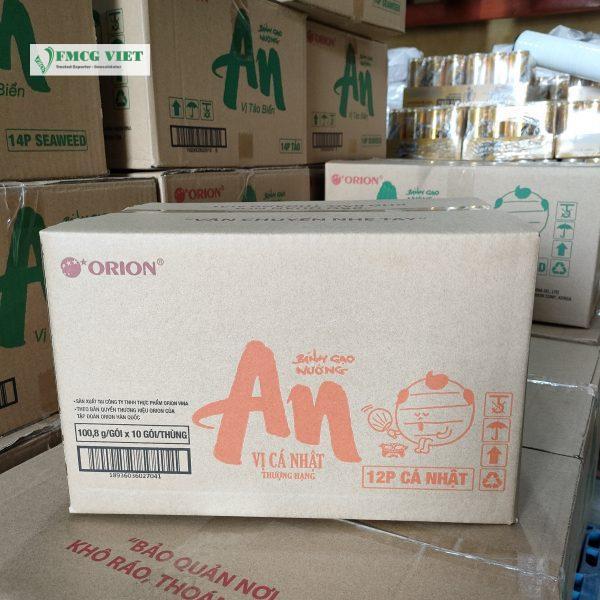 Orion An Rice Cracker Japanese Fish Flavor 100.8g X 10 Bags Wholesale ...