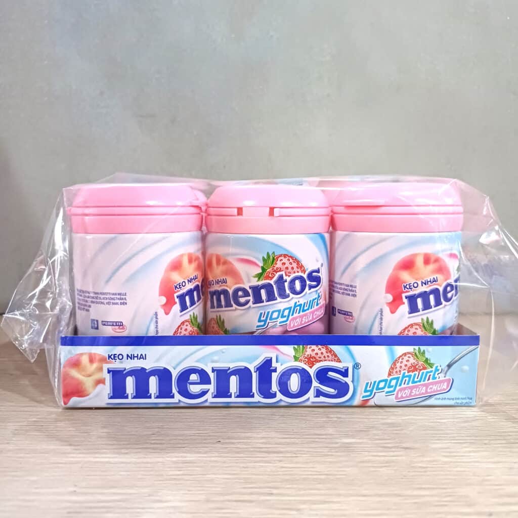 Wholesale Mentos Candy Chewy Yogurt Peach, Strawberry 90g - Best ...
