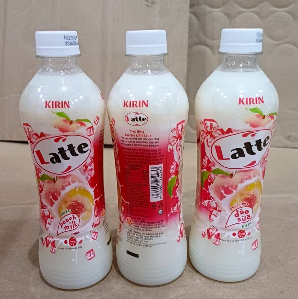 Kirin Latte Peach Flavour 345ml X 24 Bottles Wholesale Exporter » FMCG Viet