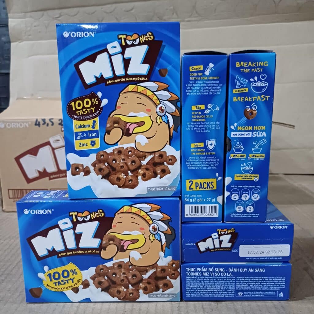 Orion Miz Chocolate Biscuit 54g (27g X 2 Packs) X 20 Boxes Wholesale ...
