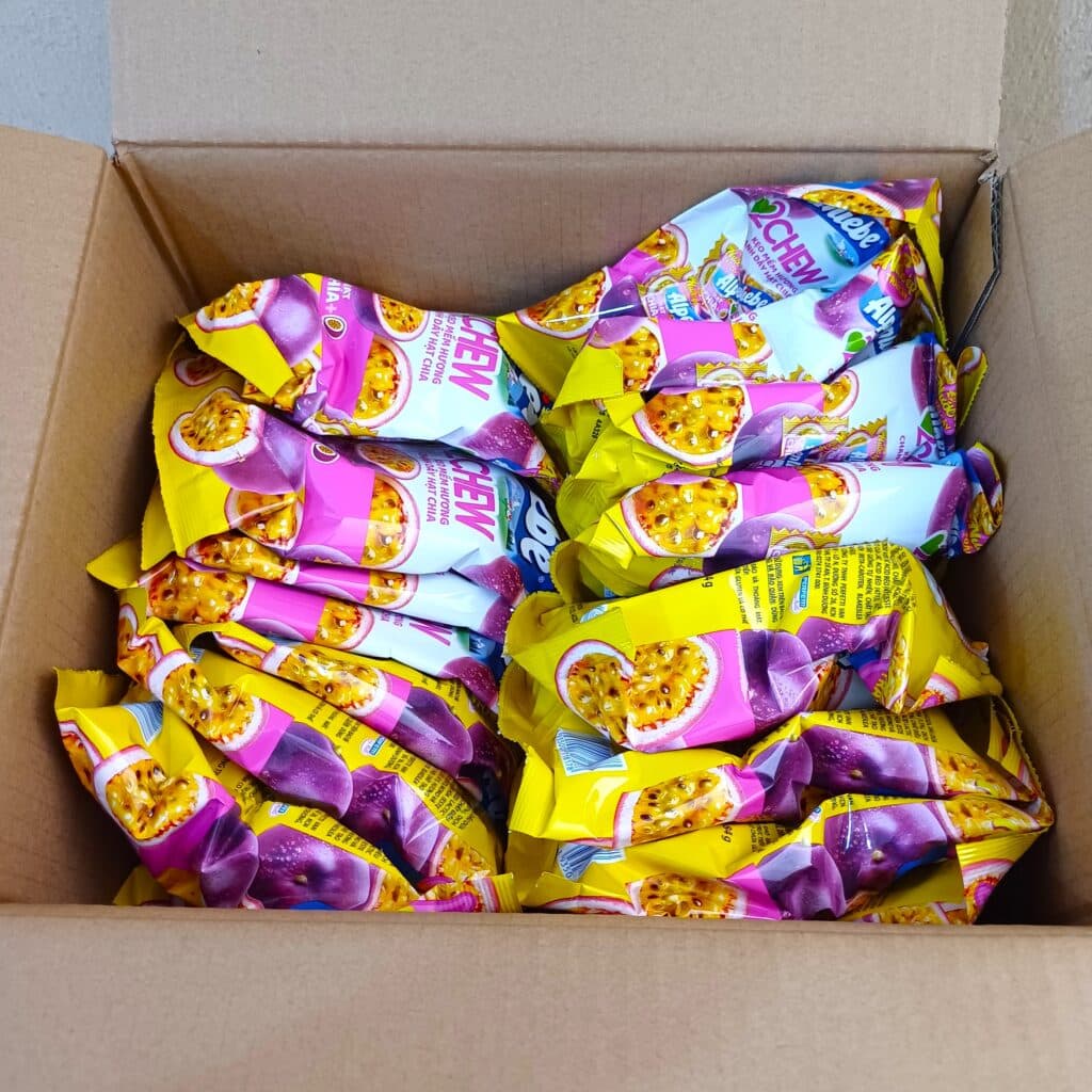 Alpenliebe Passion Fruit And Chia Seeds Flavor Candy 2Chew Chewy 84gx 24 Bags Wholesale Exporter ...