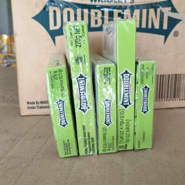 Doublemint Chewing Gum 60 Boxes X 20 Packs X 5 Sticks Wholesale ...