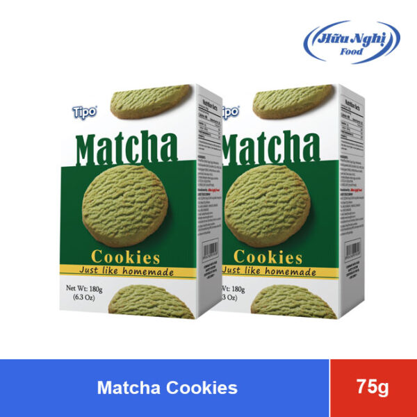 Tipo Matcha Cookies 75gr X 24 Bags Wholesale Exporter » FMCG Viet