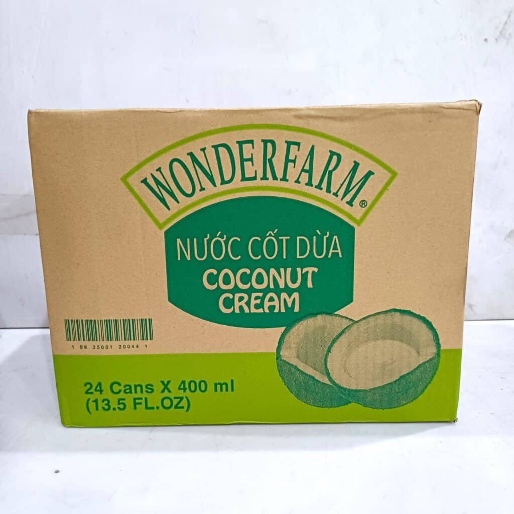Wonderfarm Coconut Cream 160ml X 30 Cans Wholesale Exporter » FMCG Viet