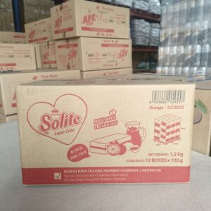 Solite Layer Cake Orange 102g X 12 Boxes Wholesale Exporter » FMCG Viet