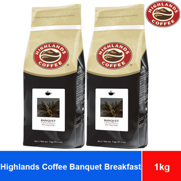 Highlands Coffee Banquet Breakfast Blend 1Kg X15 Bags Wholesale ...