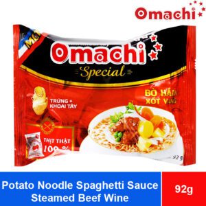 Omachi Spaghetti Noodles Sauce Steamed Beef Wine 92g X30 Bags Wholesale ...