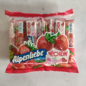 Alpenliebe Strawberry Candy 2Chew Chewy 392g X 24 Bags Wholesale Exporter » FMCG Viet