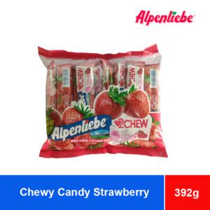 Alpenliebe Strawberry Candy 2Chew Chewy 392g X 24 Bags Wholesale ...