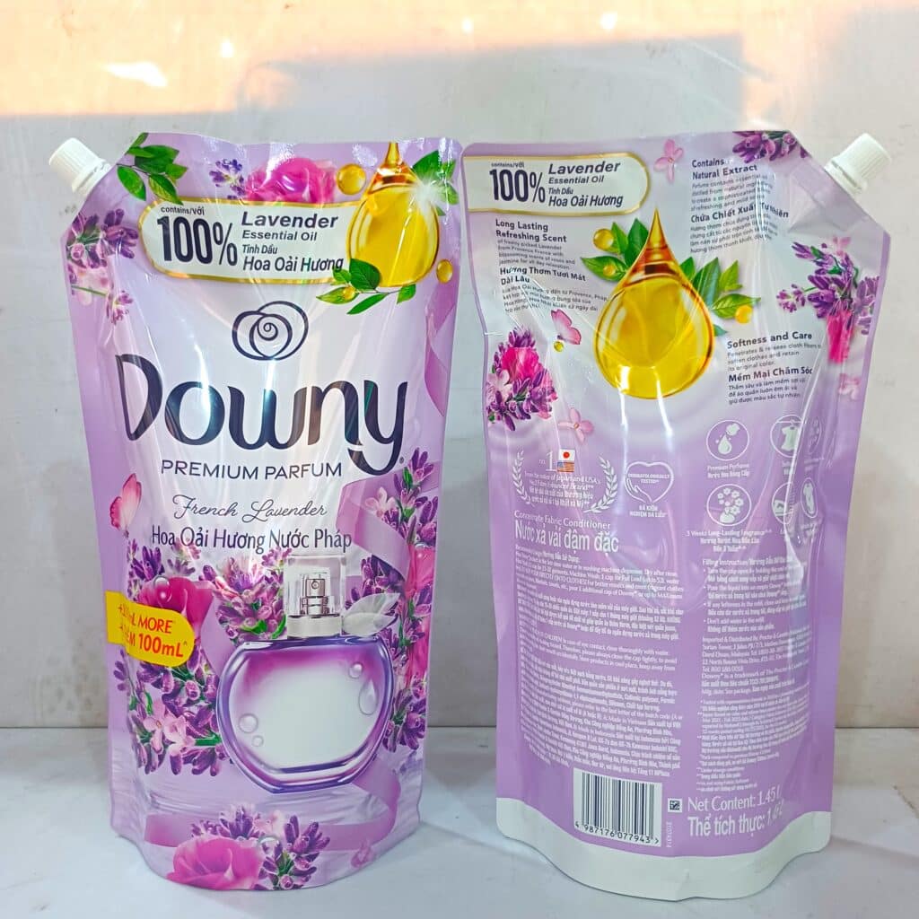 Downy Fabric Softener Conditioner Premium Parfume Lavender 1.35L X 9 ...