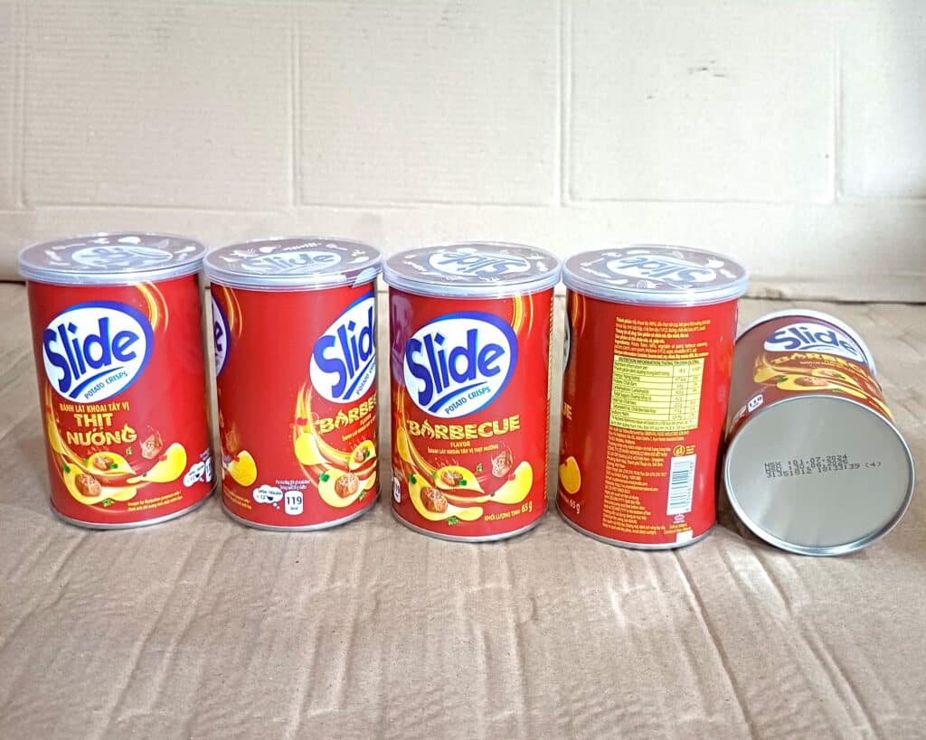Slide Potato Crisps BBQ Snack 75g X 28 Tubes Wholesale Exporter » FMCG Viet