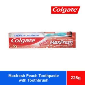 Colgate Toothpaste Maxfresh Peach With Toothbrush 225g X 36 Tubes ...