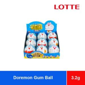 Lotte Doremon Chewing Gum Ball Orange 27g (9 Balls X 3g) Wholesale ...