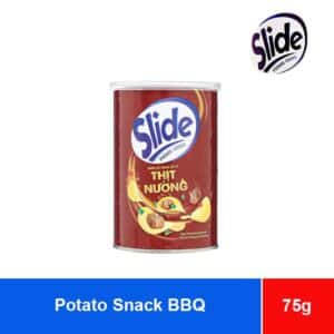 Slide Potato Crisps BBQ Snack 75g X 28 Tubes Wholesale Exporter » FMCG Viet
