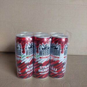 Warrior Energy Drink Sleek Strawberry 325ml X 24 Cans Wholesale ...