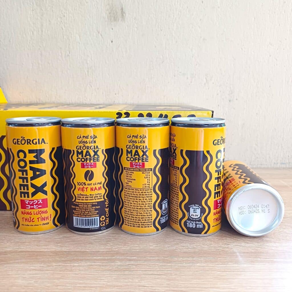 Georgia Max Coffee 180ml Wholesale Exporter » FMCG Viet