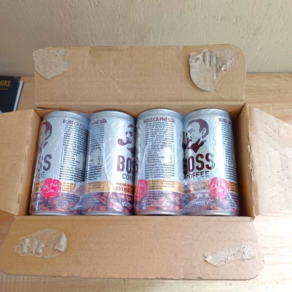 Boss Café Milk 180ml X 24 Wholesale Exporter » FMCG Viet