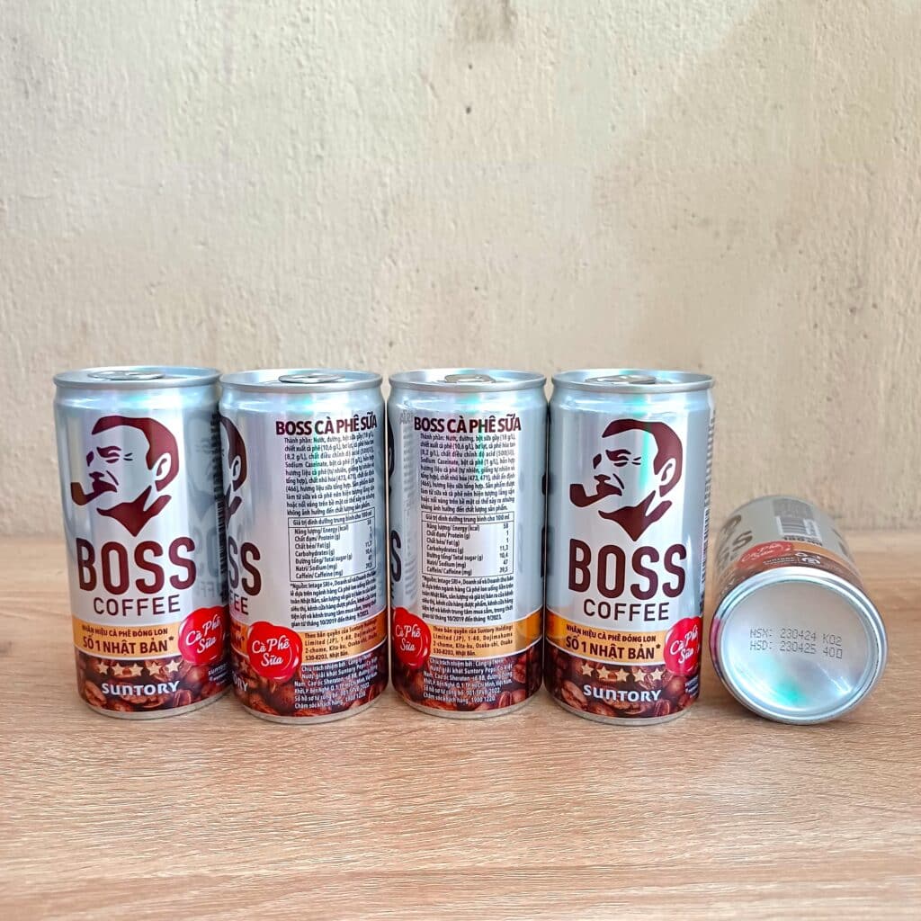 Boss Café Milk 180ml X 24 Wholesale Exporter » FMCG Viet