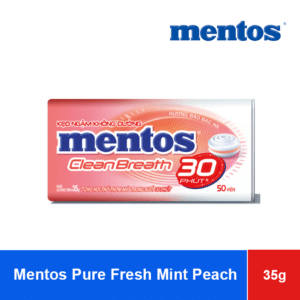 Mentos Pure Fresh Mint Peach 35g X 6 Tins X 12 Boxes Wholesale Exporter ...