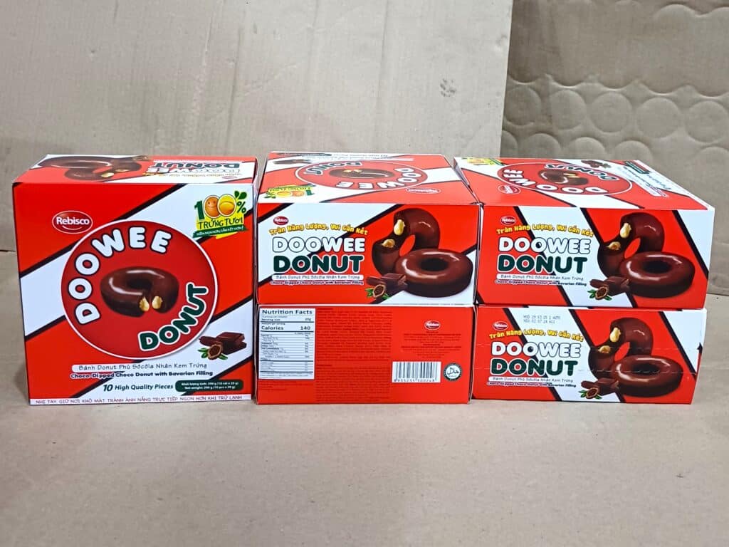 Doowee Donut Socola Dipped 300g Wholesale Exporter » FMCG Viet