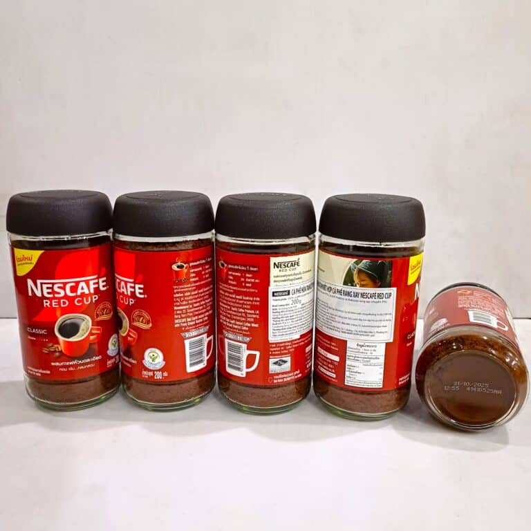 Nescafe Red Cup Classic Instant Coffee With Roasted Ground Coffee 200g ...
